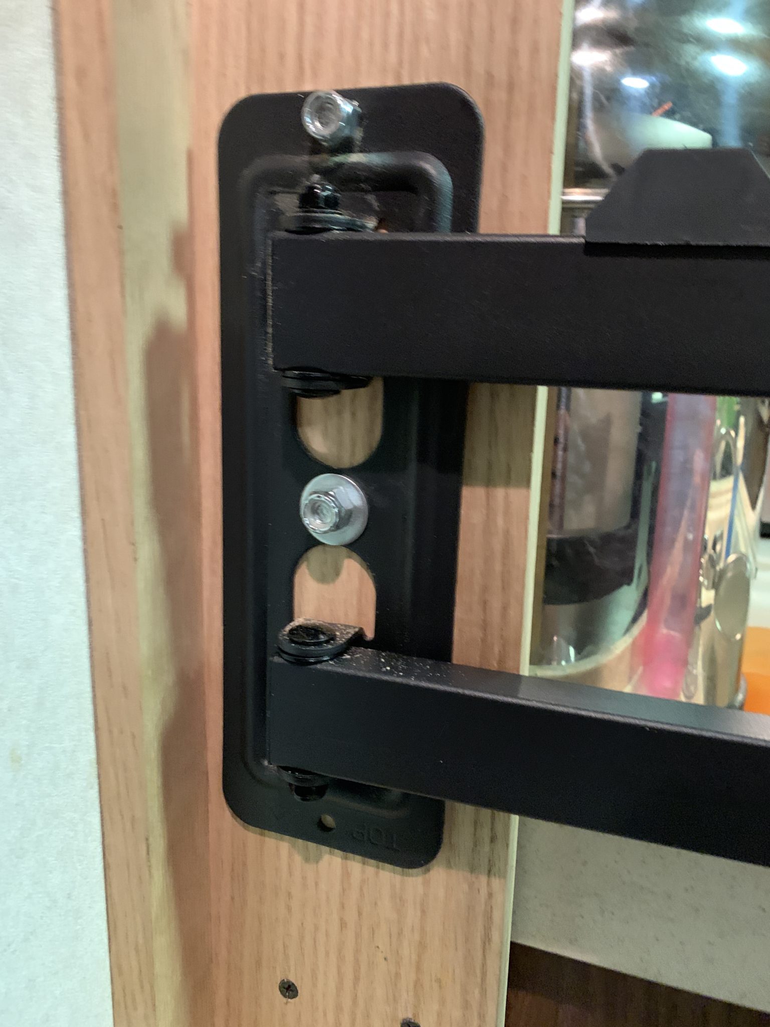 Installing Computer Wall Mounts In The RV Motorhome - Pineapple Voyage